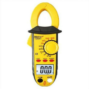 MATRIX Digital AC Clamp Meter Model No. 125 A+ ,ACA, Range 2000 mA ...