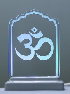 YONKER LED Acrylic Om Symbol / Om Changing LED Night Table Lamp Table ...