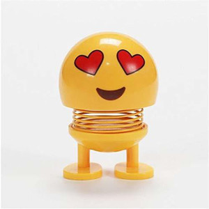 Aubade Emoji/Smiley Spring Doll,Cute Emoji for Car Dashboard Bounce ...