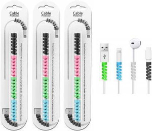 YTM 12 Pieces USB Cable & Earphone Wire Protector Cable Protector Price ...
