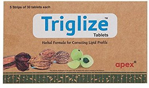APEX Triglize Tablets 5x30 Price in India - Buy APEX Triglize Tablets ...