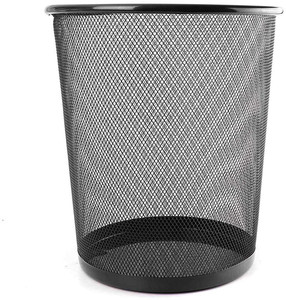 VeleSolv Metal Mesh Dustbin for Office, School, Bedroom, Kids Room ...