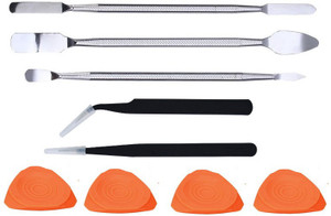 PagKis Set of 3 Metal Openers, 2 black tweezers and 4 plastic openers ...