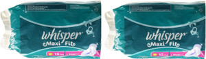 Whisper Maxi Fit L 15+15 Sanitary Pads Sanitary Pad | Buy Women Hygiene ...