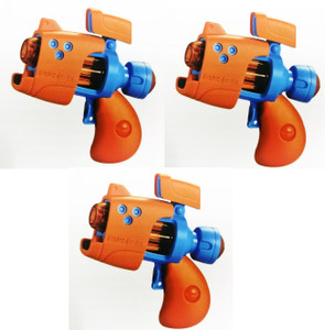 Onyx Mini Pistol & Flash Gun with Light & Sound for Kids. (Pack of 3 ...