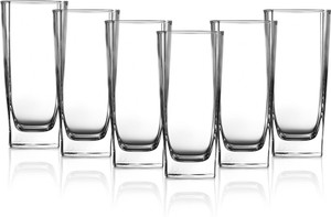 BOROSIL (Pack of 6) IDTQUBHB320 Glass Set Water/Juice Glass Price in ...