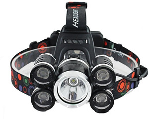 Care 4 5 BULB 4 MODES LONG RANGE 2 RECHARGEABLE BATTERIES HIGH POWER ...