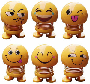 india fun zone new latest premium Emoji BobbleHead Car Dashboard ...