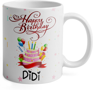 ANDV Happy Birthday DIDI Printed Tea & Coffee (M-AFAB190FEG) Ceramic ...