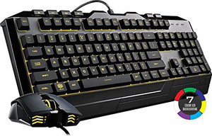 COOLER MASTER Devastator III Gaming Keyboard & 2800 DPI Mouse with 7 ...