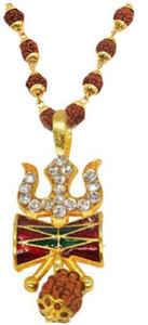 Shiv Jagdamba Religious Jewelry Shiva Trishul Locket With Puchmukhi ...