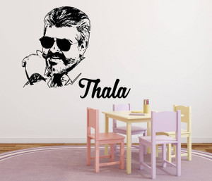 Senthur 90 cm Thala Ajith Large Pvc Vinyl Wallsticker ( 70 cm x 60 cm ...
