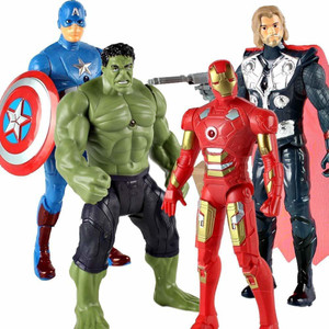 Cossetpack World of Needs 4 in 1 Small Avengers Set of Toy Action ...