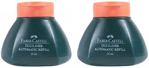 FABER-CASTELL Orange Textliner Automatic Refill 25ML (Pack of 2) 50 ml ...