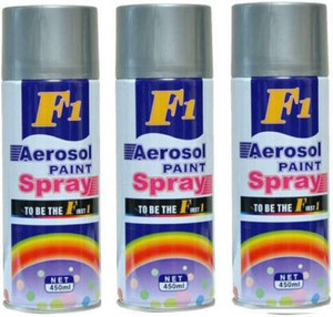 CUBE F1 Aerosol Spray Paint Silver Spray Paint 450 ml Price in India ...