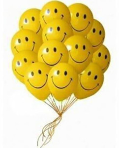 Flipkart.com | Kashish Trends Printed Yellow Smiley-Emoji Birthday ...