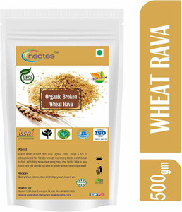 neotea Organic Daliya, Broken Wheat Rawa, 500g Broken Wheat Price in ...