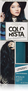 L'Oréal Paris Teal Colorista Semi-Permanent Hair Colour For Brunette ...