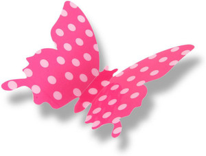 Nema 12 cm 3D Butterfly Adhesive Wall Decoration Stickers - 12Pcs ...