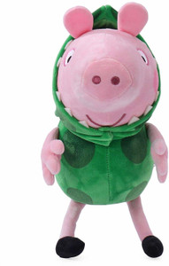 Peppa Pig George Pig in Dinosaur Costume Plush 30 cm - 30 cm - George ...
