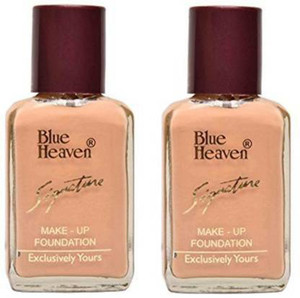 BLUE HEAVEN SIGNATURE FOUNDATION COMBO Foundation (NATURAL, 30 ml ...
