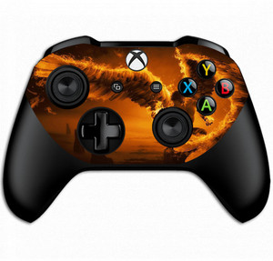 GADGETSWRAP GMCC33670 - Printed fired angel Skin For Controller Gaming ...