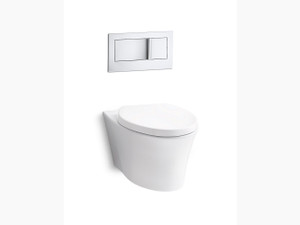 KOHLER K-75708IN-0 Wall Hung Toilet with Quiet Close seat Cover in ...