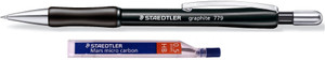 STAEDTLER Graphite 779 0.5mm (with Extra Leads) Black Mechanical Pencil ...