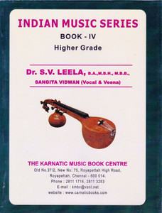 Indian Music Series Book 4: Buy Indian Music Series Book 4 by LEELA, V ...