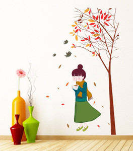 Wallzone Trees Large Vinyl Wallsticker(60 cm x 100 cm) Price in India ...