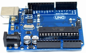 Super Debug Arduino Uno R3 With Usb Cable (Blue) Electronic Components ...