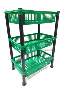 mastBus Fruits/Vegetables Kitchen Rack Plastic Fruit and Vegetable ...