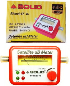 Solid SF-45 Analogue Signal Finder Full HD Satellite dB Meter SF-48 ...