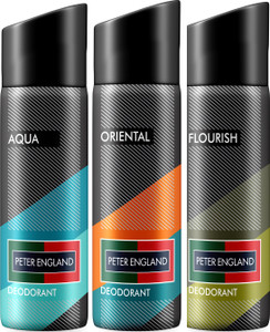 PETER ENGLAND Fresh Fragrance Aqua, Oriental, Flourish Combo Deodorant ...