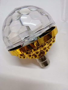 WONDERWORLD ™ New 360 Degree LED Crystal Rotating Bulb Magic Disco LED ...
