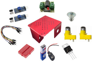 Technical hut DIY Line Follower Kit Components For Students Educational ...