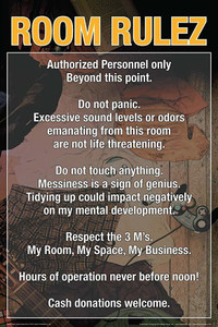 Room Rules Poster Paper Print (12 inch X 18 inch, Rolled)Wall Poster ...