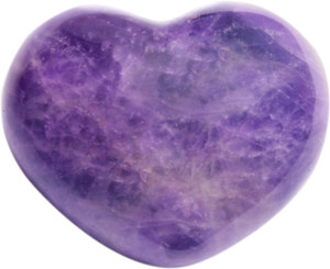 PREMNAND Gemstone Handicrafts Unique Amethyst Stone Love Heart Shape 4 ...