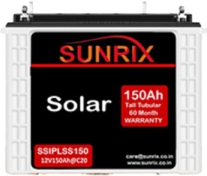 Sunrix Rechargable Battery AGM Solar Battery Price in India - Buy ...