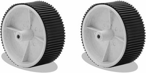 Super Debug 2 Pcs 100x40 mm Wheels For 6mm Shaft For Robotics DIY For ...