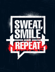 sweat smile |Motivational Poster|Inspirational Poster|Gym poster|All ...