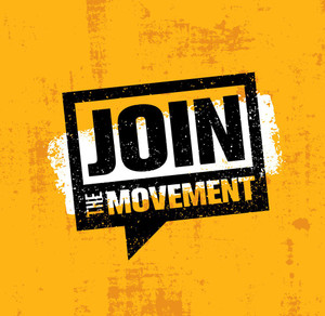 join the movement new |Motivational Poster|Inspirational Poster|Gym ...
