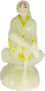 S A Gifts Sai Baba Radium Idol for Car Dashboard|Pooja Room (3.5 Inch ...