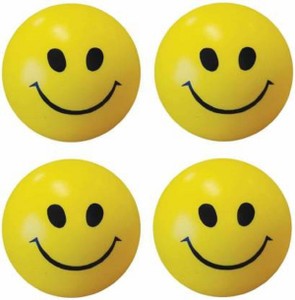 VENTON Stylish Smiley Face Ball A1 - 10 cm - Stylish Smiley Face Ball ...