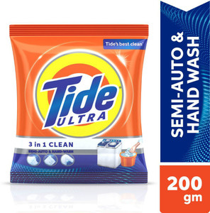 Tide Ultra 3 in 1 Clean Detergent Washing Powder - 200g Detergent ...