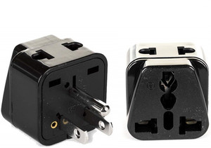 OREI India to USA, Japan, Philippines Type B Travel Adapter Plug - 2 in ...