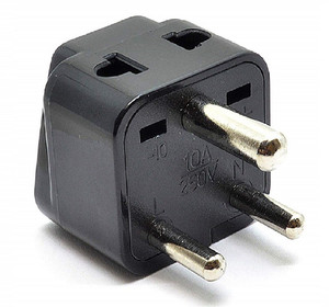 OREI (Type D) 2 in 1 Travel Adapter Plug - CE Certified 2 in 1 Travel ...