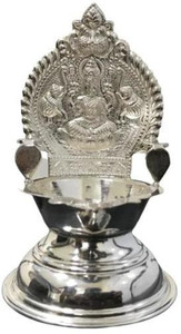 Personalisor Sterling Silver Kamatchi Velaku-30 grams Silver Table Diya ...
