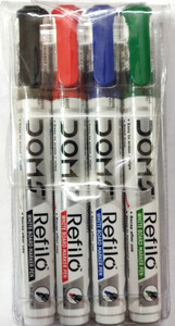 Flipkart.com | DOMS pack of 4 White Board Marker - Whiteboard marker