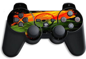 GADGETSWRAP GMCCG22804 - Printed indian flag abstract Skin For Sony PS3 ...